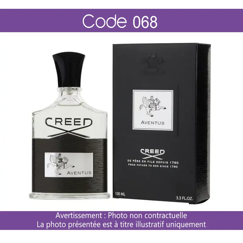Parfum Chogan Homme Inspiré de Aventus par Creed - 068